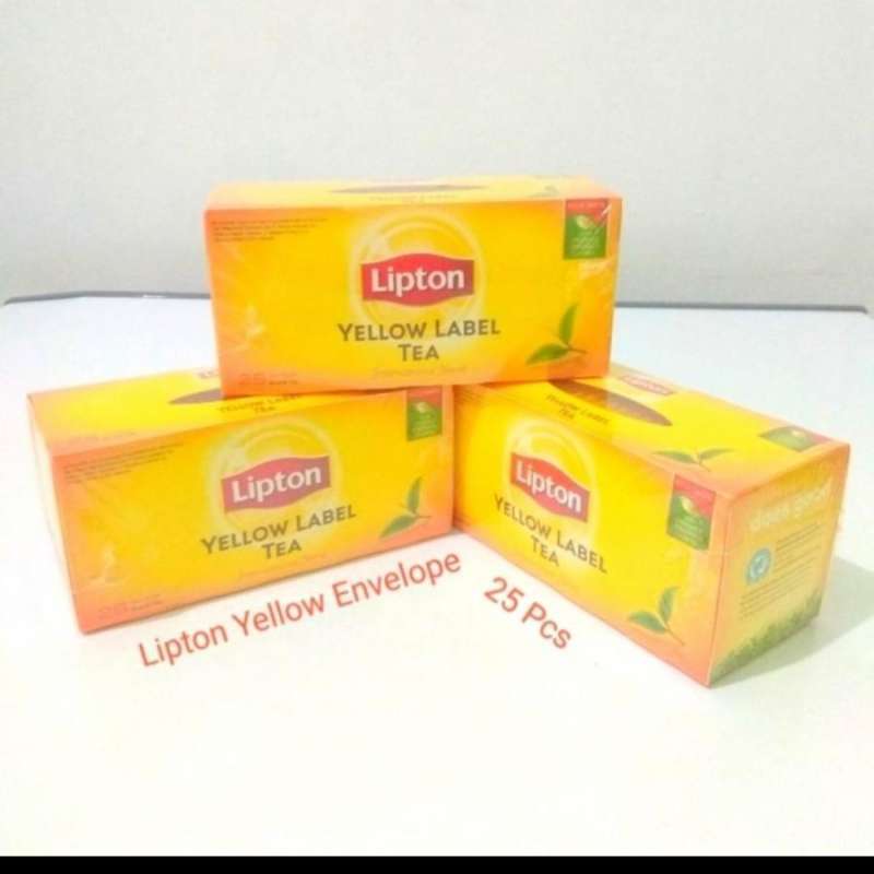 Jual Lipton Tea New Label Amplop 50gr Isi 25pcs X 2gr, Teh Celup ...