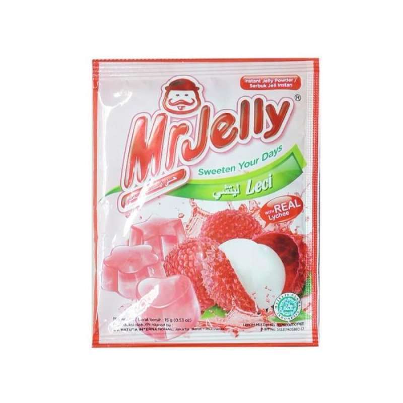 Jual MR JELLY LYCHEE 15GR X 1 SACHET POWDER JELLY LECI KEMASAN 15GR di ...
