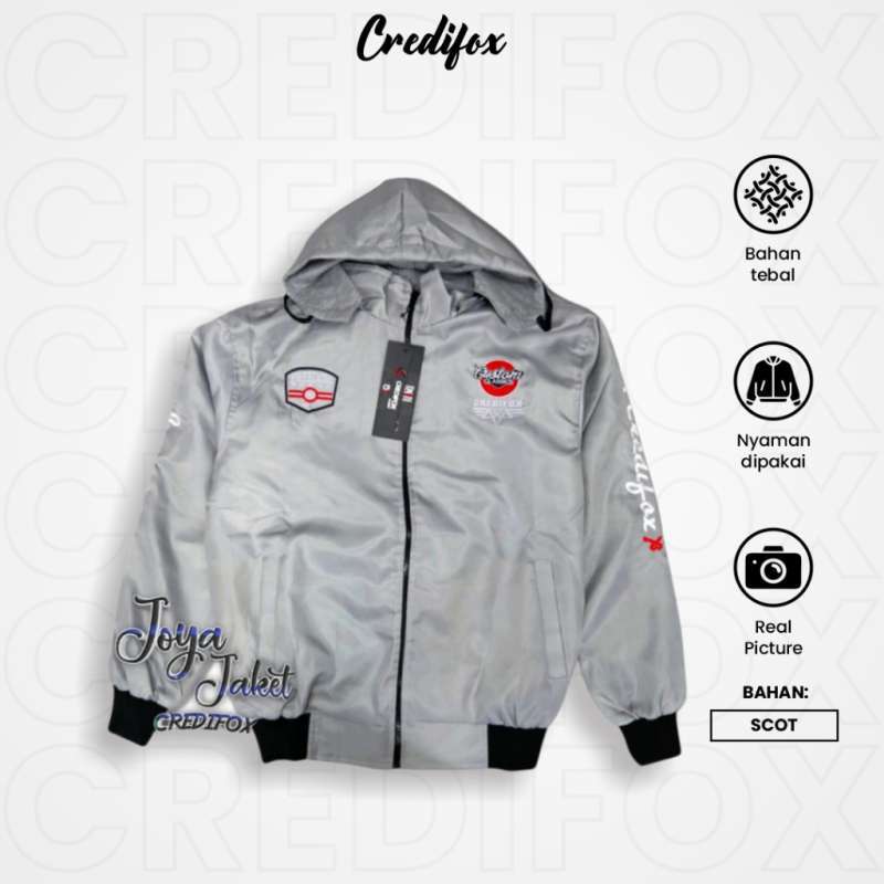 Jual CREDIFOX Jaket bomber pria original casual /jacket motor touring ...
