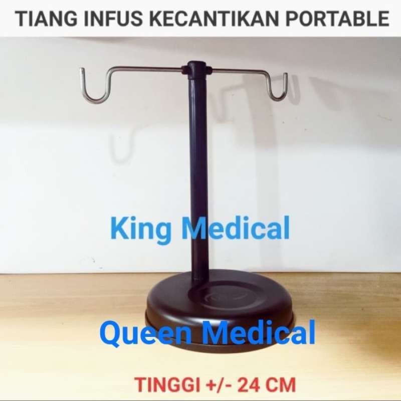 Promo TIANG INFUS KECANTIKAN PORTABLE/TIANG INFUS MEJA Diskon 50% di ...