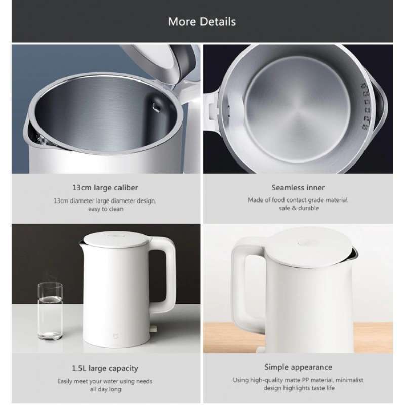 Jual Xiaomi Electric Kettle Pro 1A Teko Listrik 1.5L Pemanas air ...