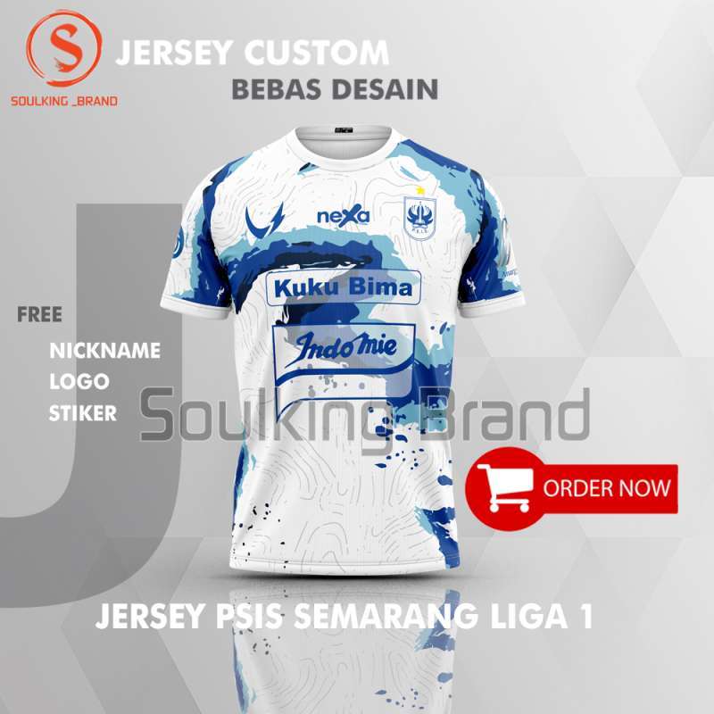 Promo Jersey PSIS Semarang 2024 Away Liga 1 Indonesia Free Custom Nama ...