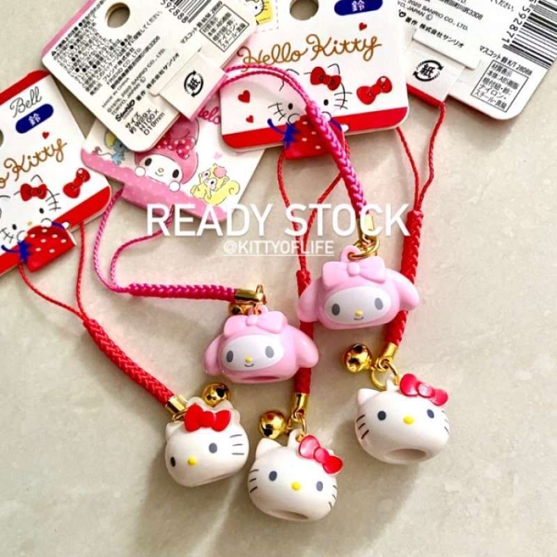 Promo Gantungan HP Klenengan Bell Sanrio Daiso Original Diskon 9% di ...