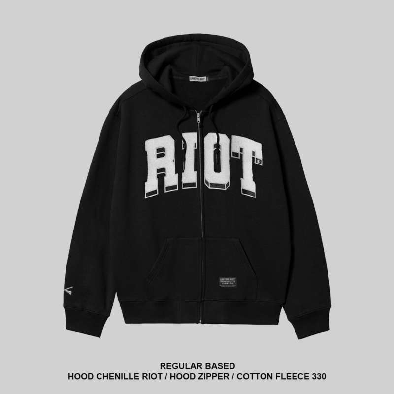 Jual RAWTYPE RIOT Hood Chenille Riot - Black di Seller Rawtyperiot ...