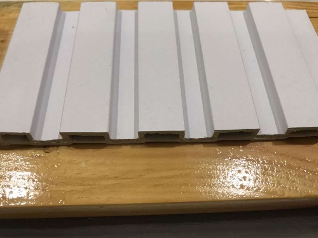 Promo Wpc Wall Panel 3meter 10mm Wood Panel Dinding - 02putih Polos ...