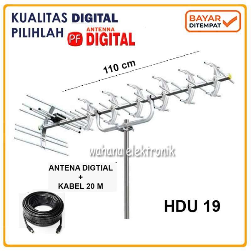 Promo ANTENA TV UHF PF HDU 19 Cocok untuk STB / Set Top Box Siaran ...