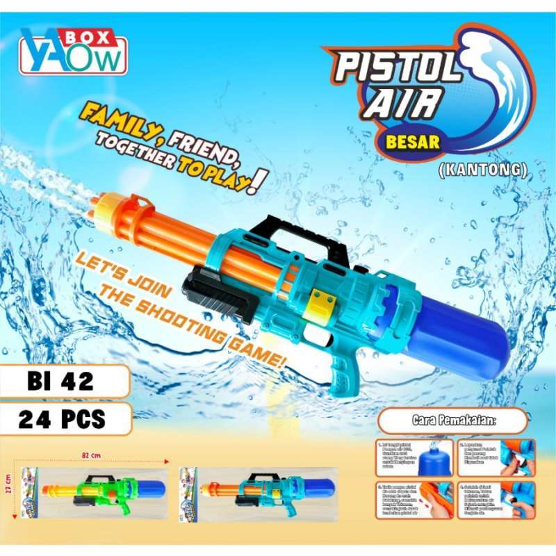 Jual Mainan Anak Pistol Air Pompa Besar Tembakan Air Water Gun Jumbo di ...