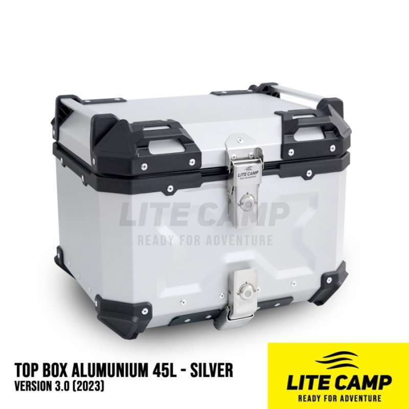 Promo Sale Top Box Motor Lite Camp 45L Aluminium / Box Motor Pannier ...