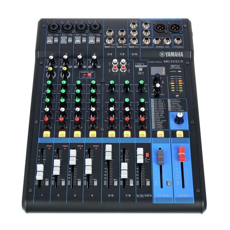 Promo Yamaha Mg10xuf / Mg10xu-f Mixer Audio 10 Channel Fader Version ...
