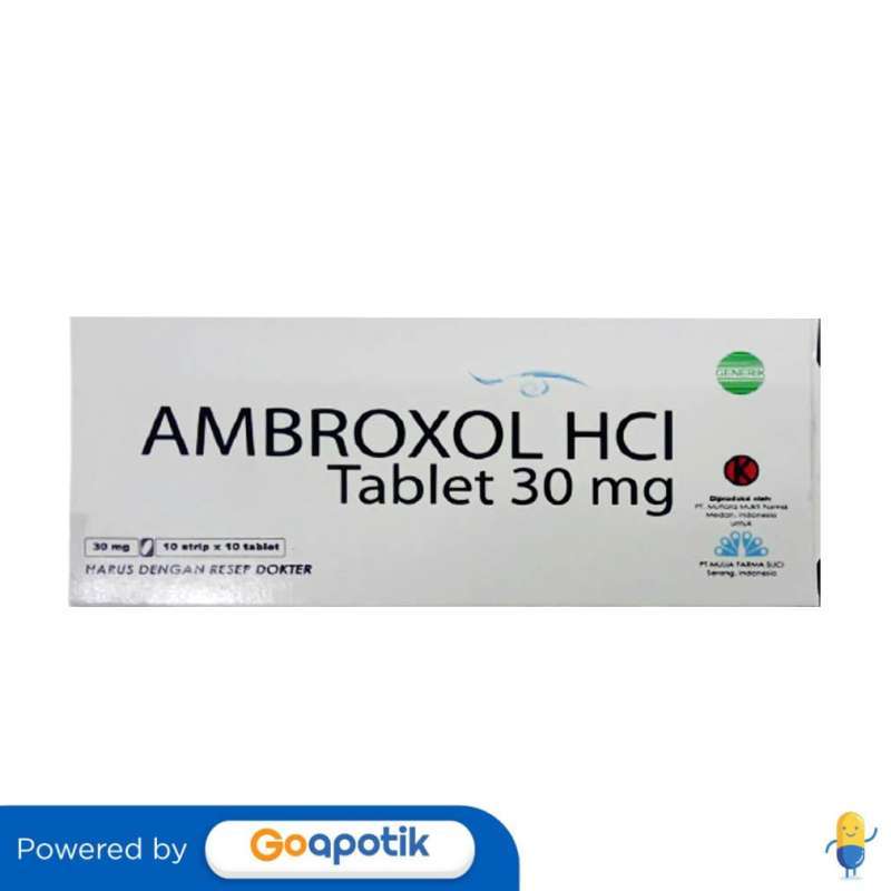 Jual AMBROXOL HCL MULIA 30 MG BOX 100 TABLET di Seller Apotek Sesama ...
