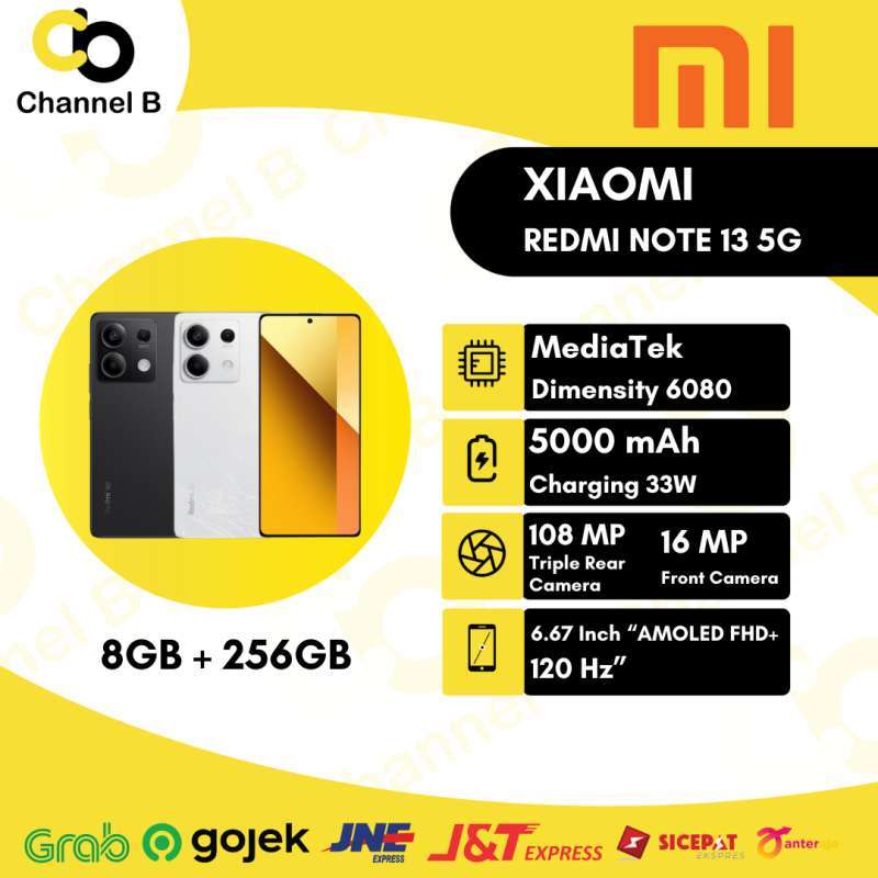 Jual Xiaomi Redmi Note 13 5g [ 8gb / 256gb } Smartphone - Garansi Resmi ...