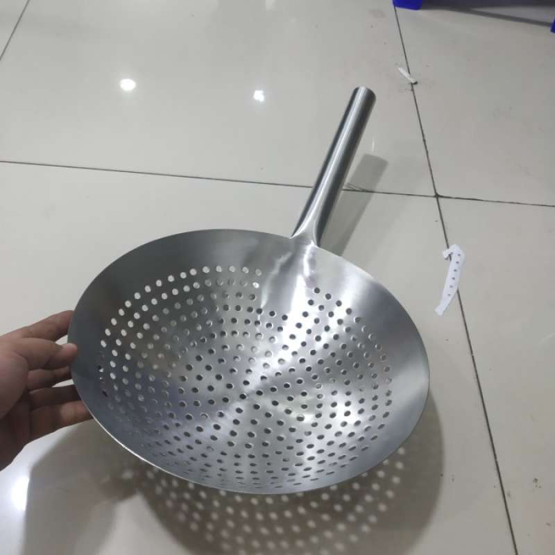 Jual Saringan Serokan Gorengan Stainless Bolong Bolong Di Seller Ruji ...