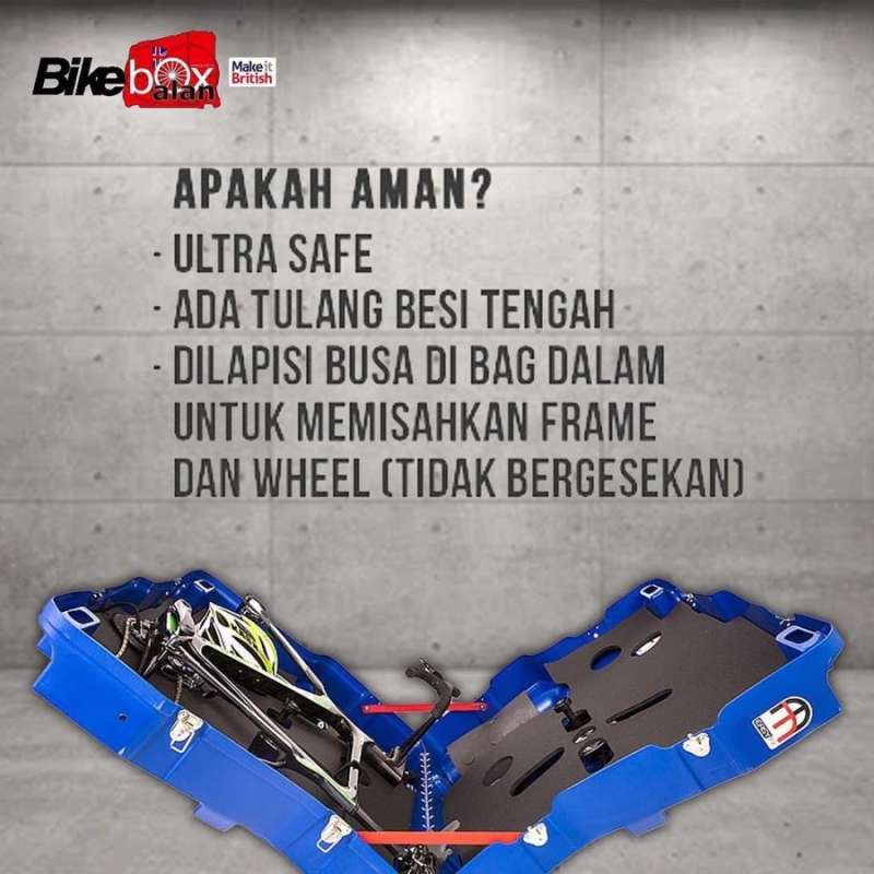 Jual Bike Box Alan Triathlon Aero Easyfit Tas Koper Sepeda Roadbike Di ...