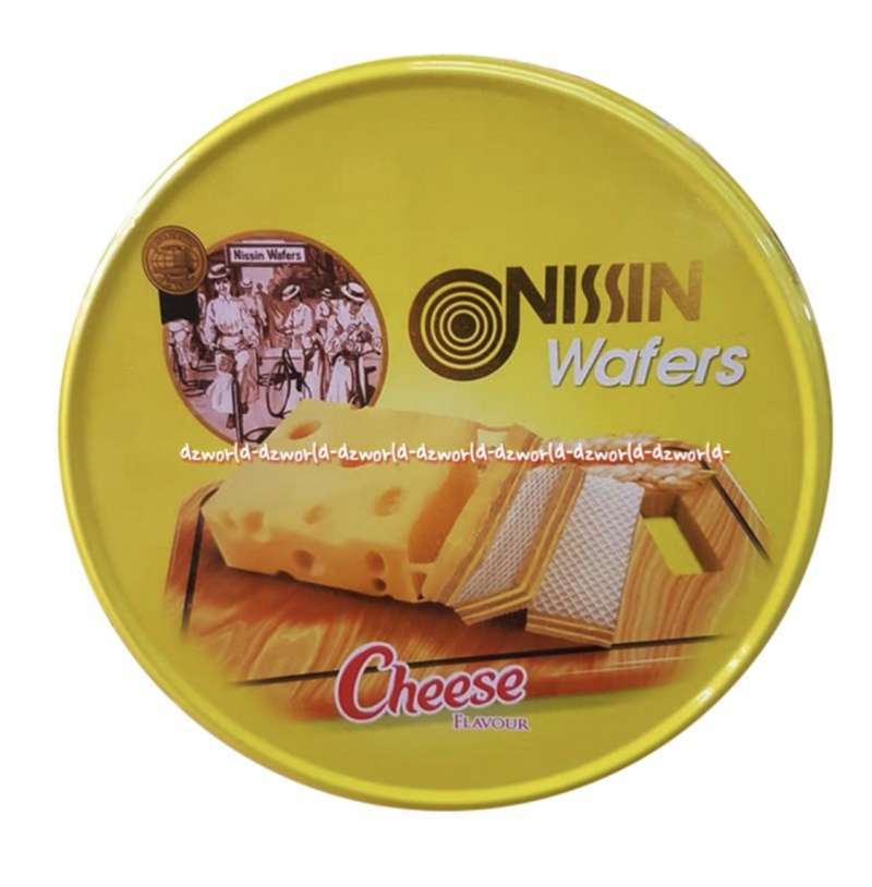 Jual Nissin Wafer Cheese Wafer 300g Wafers Rasa Keju Kaleng Nisin ...