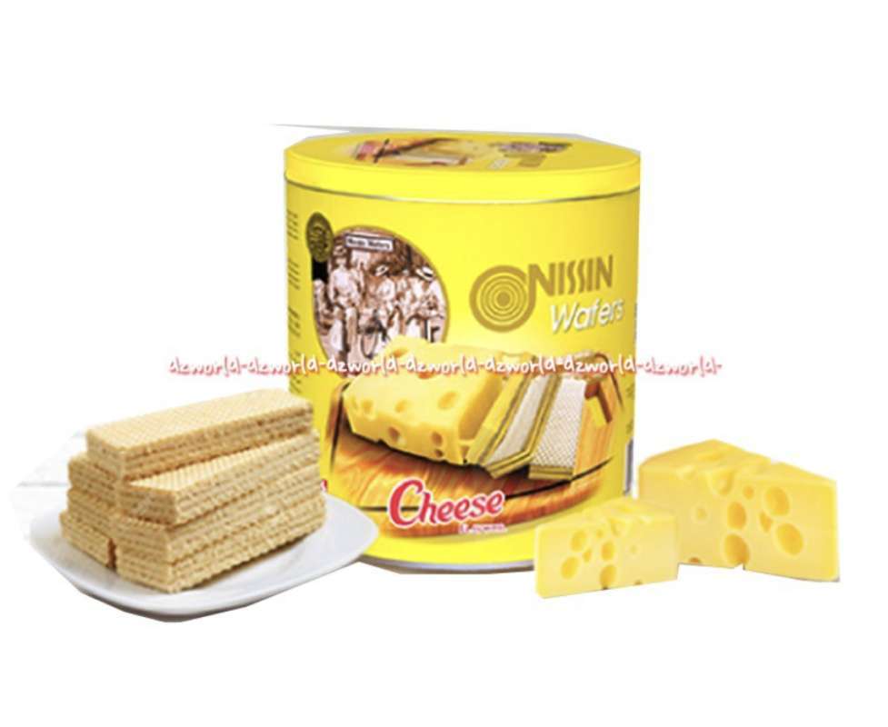 Jual Nissin Wafer Cheese Wafer 300g Wafers Rasa Keju Kaleng Nisin ...
