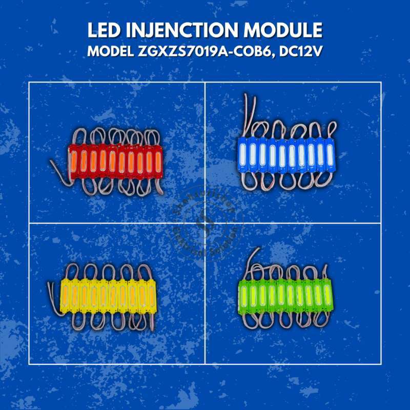 Jual LAMPU LED COB INJECTION MODULE 12V MERAH, KUNING, HIJAU DAN BIRU ... Jual LAMPU LED COB INJECTION MODULE 12V MERAH, KUNING, HIJAU DAN BIRU ...