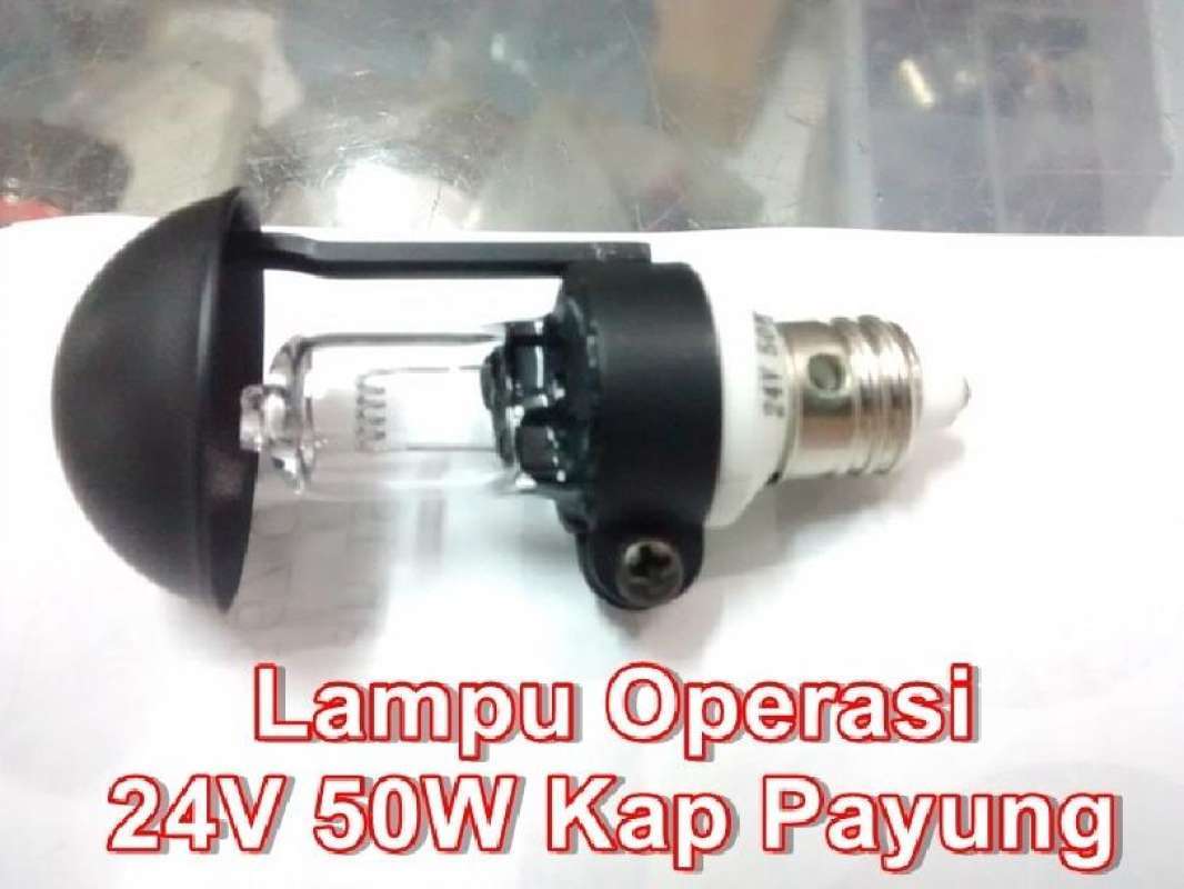 Jual Operasi Halogen 24v 24 Volt 50w 50 Watt Drat E11 Cc-6 Black Umbrella P Di Seller Sparepart ...