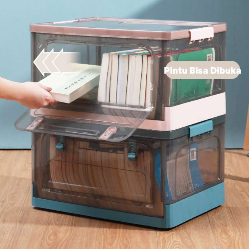 Promo Rombok | Kotak Box ContaIner Buku Majalah Organizer Bisa Lipat ...
