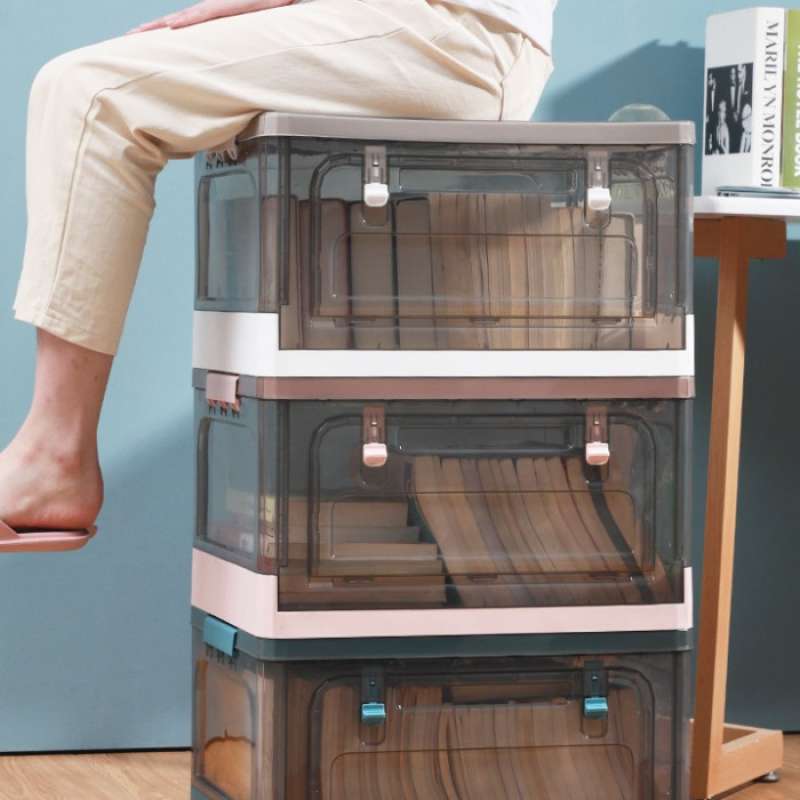 Promo Rombok | Kotak Box ContaIner Buku Majalah Organizer Bisa Lipat ...