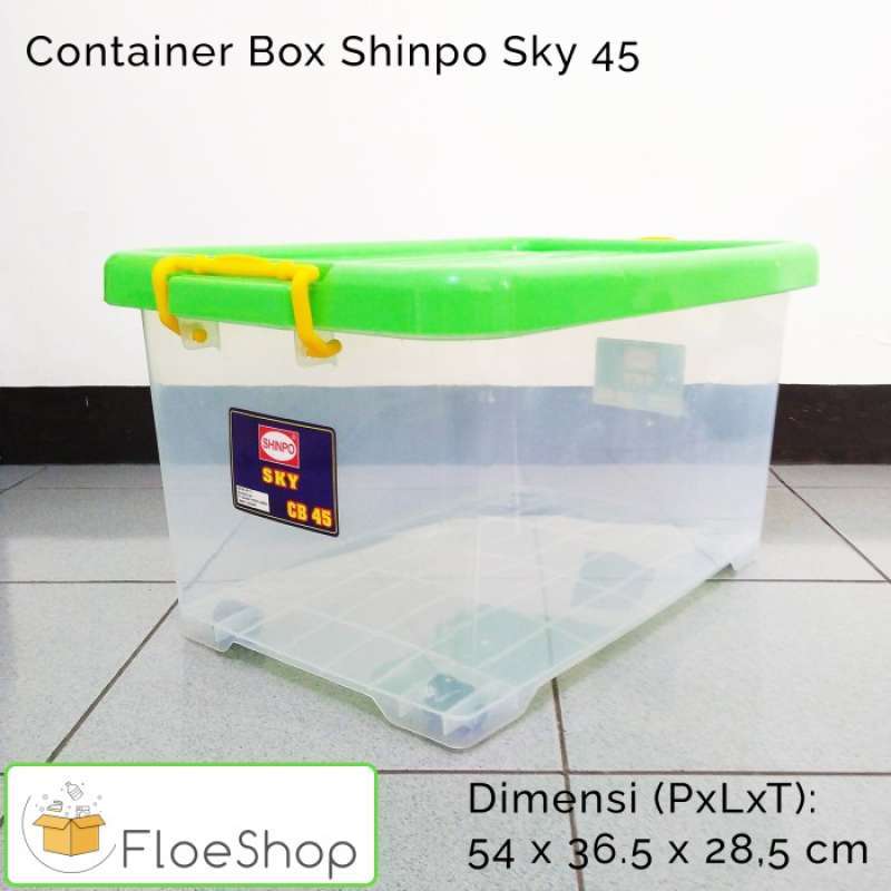 Promo Box Container / Kontainer Shinpo CB 45 Sky (45 Liter) Diskon 29% ...