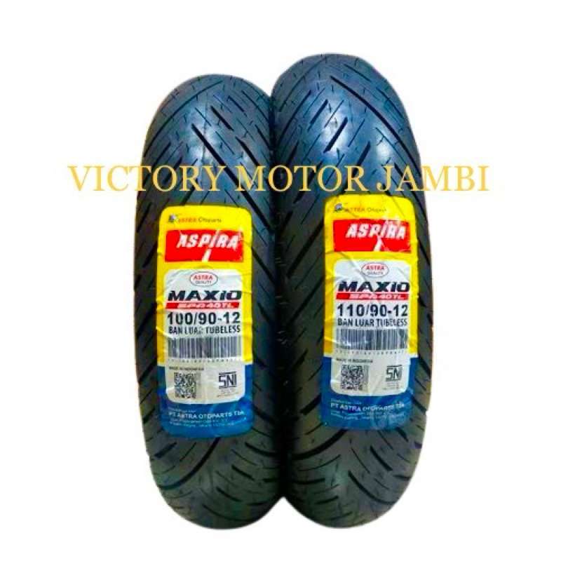 Jual Ban Luar Belakang Scoopy Esp 2017 110/90-12 Maxio Tubless Aspira ...