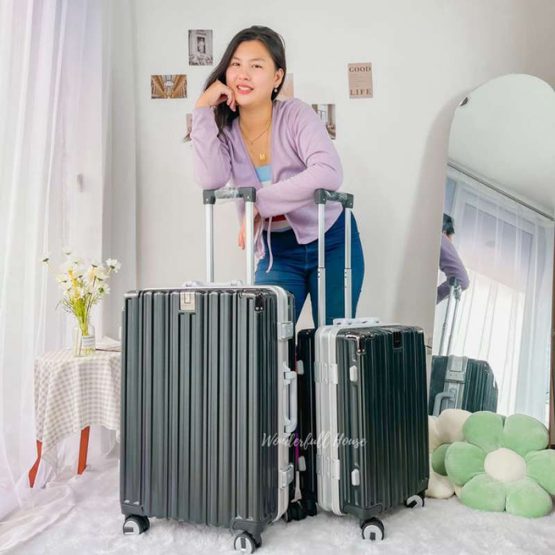 Promo Koper Kabin Bagasi Suitcase Anti Pecah Koper 20 Inch 24 Inch ...