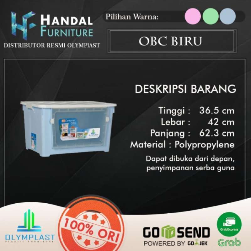Promo OBC (FULL COLOUR BOX CONTAINER 62 LITER PLASTIK) - OLYMPIC ...