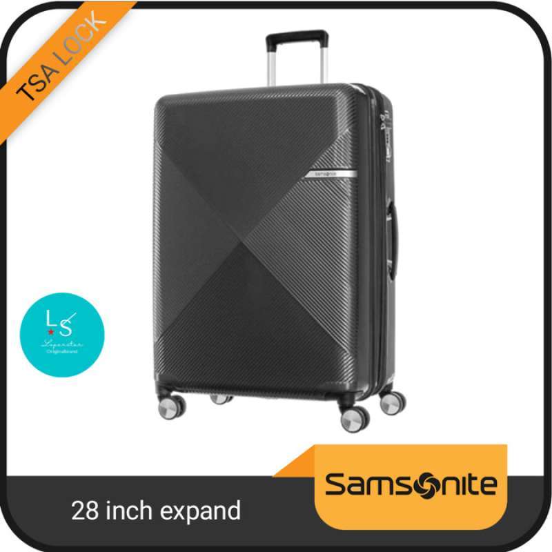 Promo koper 28 inch Samsonite volant bagasi size expand Spinner TSA ...