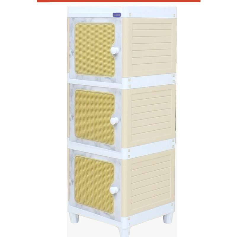 Jual LEMARI PLASTIK NAIBA SNAP BOX NANDOS 1 PINTU SWING RAK SERBAGUNA ...
