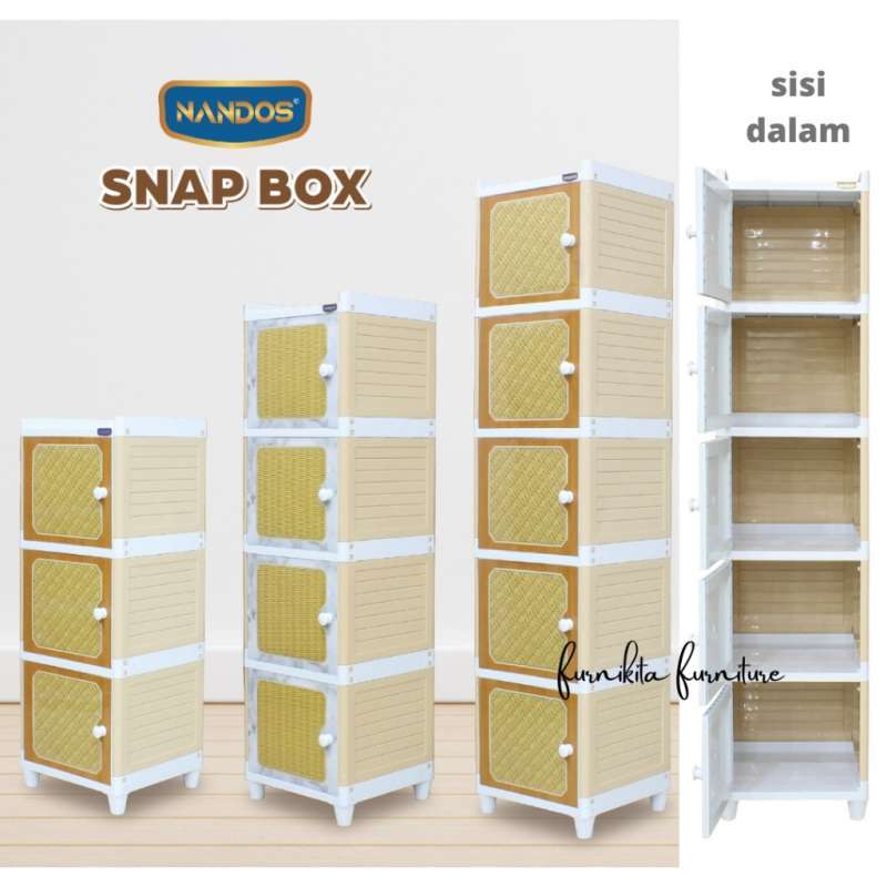 Jual LEMARI PLASTIK NAIBA SNAP BOX NANDOS 1 PINTU SWING RAK SERBAGUNA ...