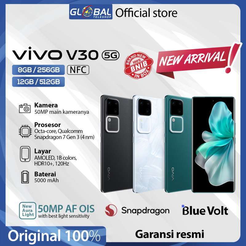 Jual Vivo V30 5g 8/256gb | 12/512gb Garansi Resmi Di Seller Global Teleshop Official Store - Gt ...