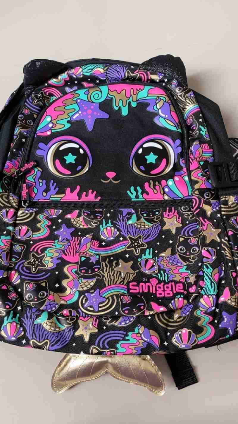 Promo Smiggle Backpack Attach Hey Black Cat - tas Diskon 2% di Seller ...