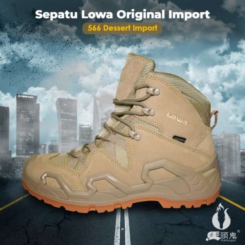 Promo Delta Force Sepatu Boots Kulit Import Dessert 516 Tinggi 8 Inch ...