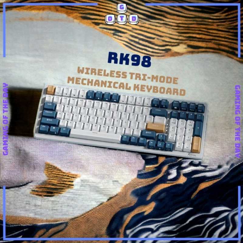 Promo Royal Kludge Rk98 3-mode Rgb Mechanical Wireless Bluetooth ...