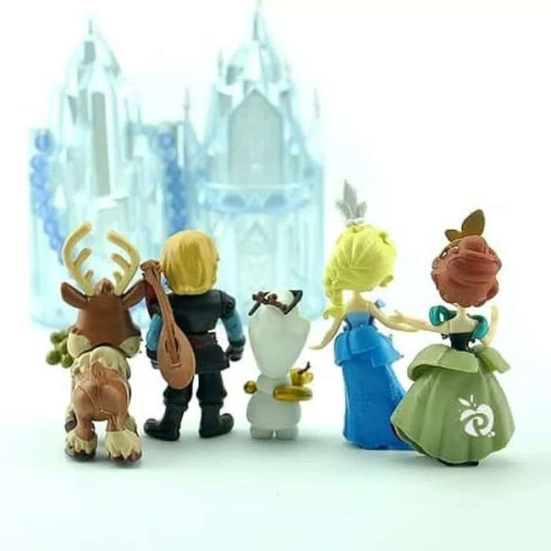 Promo mainan anak frozen figure topper set 6 bh Diskon 23% di Seller ...