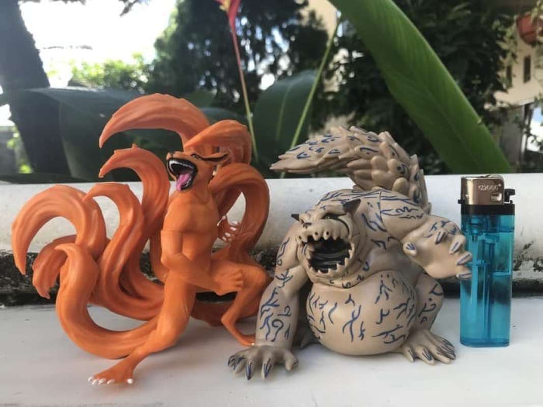 Promo Action figure naruto monster kurama gaara shukaku ichibi bijuu ...
