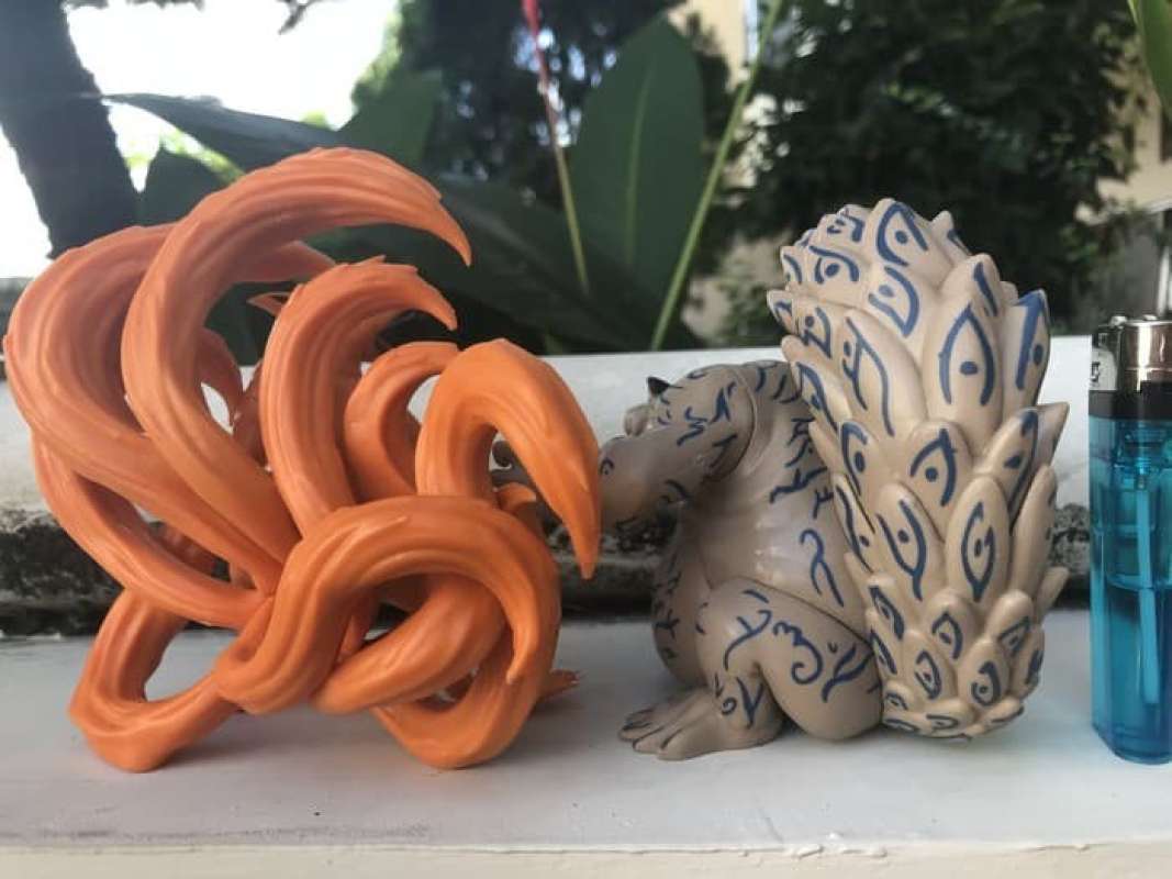 Promo Action figure naruto monster kurama gaara shukaku ichibi bijuu ...