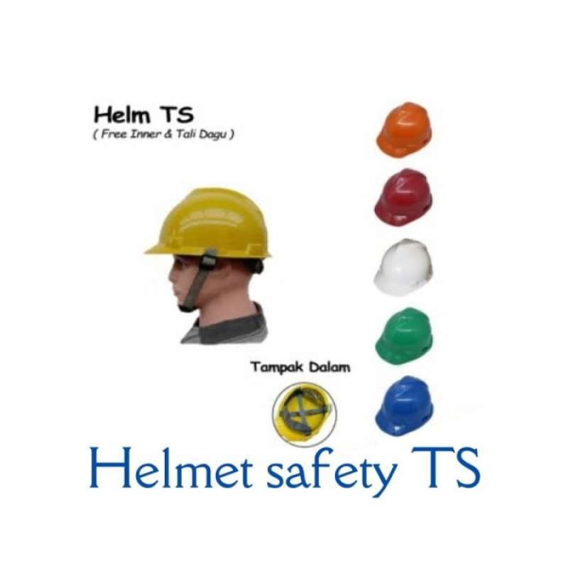 Promo Helm proyek TS komplit / helm safety ts Diskon 9% di Seller Noela ...