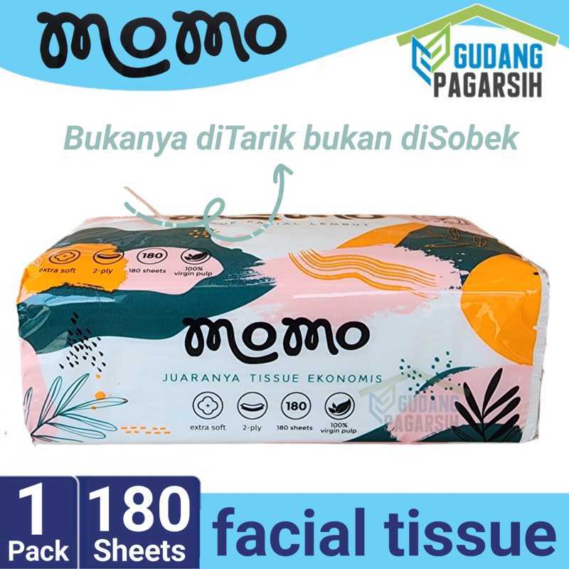 Jual Momo Premium Tissue 180 Sheets - 2 Ply Di Seller Gudang Pagarsih ...