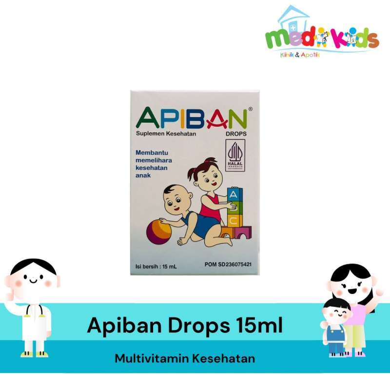 Jual Apiban Drops 15ml , Multivitamin Di Seller Apotik Medikids - Jl ...