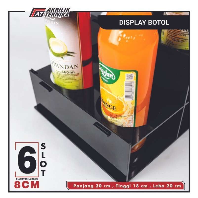 Promo RAK / DISPLAY BOTOL SIRUP / SYRUP / ORGANIZER MINUMAN KAFE / 6 ...