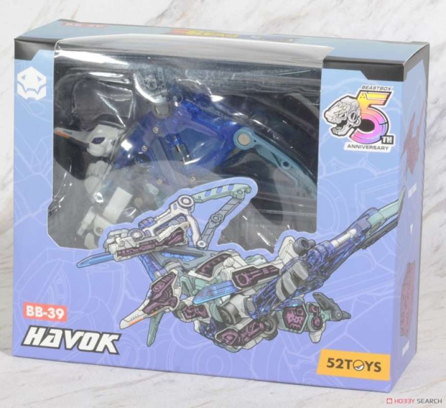 Promo 52Toys Beastbox BB-39 Havok Figure Pterodactyl white Blue Beast ...