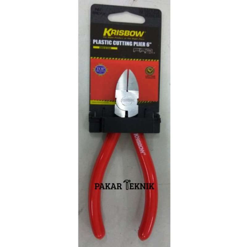 Promo Plastic Cutting Plier 6 / Tang Potong Plastik 6 inch Krisbow ...