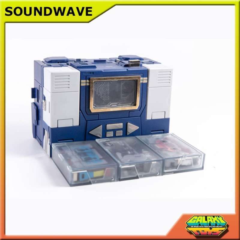Promo Soundwave RP46 Transformers G1 MP Soundwave with 3 Cassette ...