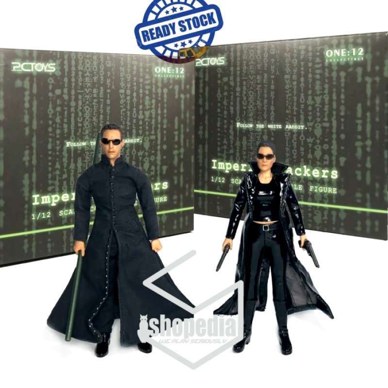 Promo Pctoys The Matrix Action Figure 1/12 Scale Neo 2.0 Trinity Pc ...