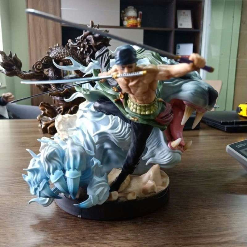 Promo Deskripsi Statue Figure One Piece Roronoa Zoro White Tiger - POP ...
