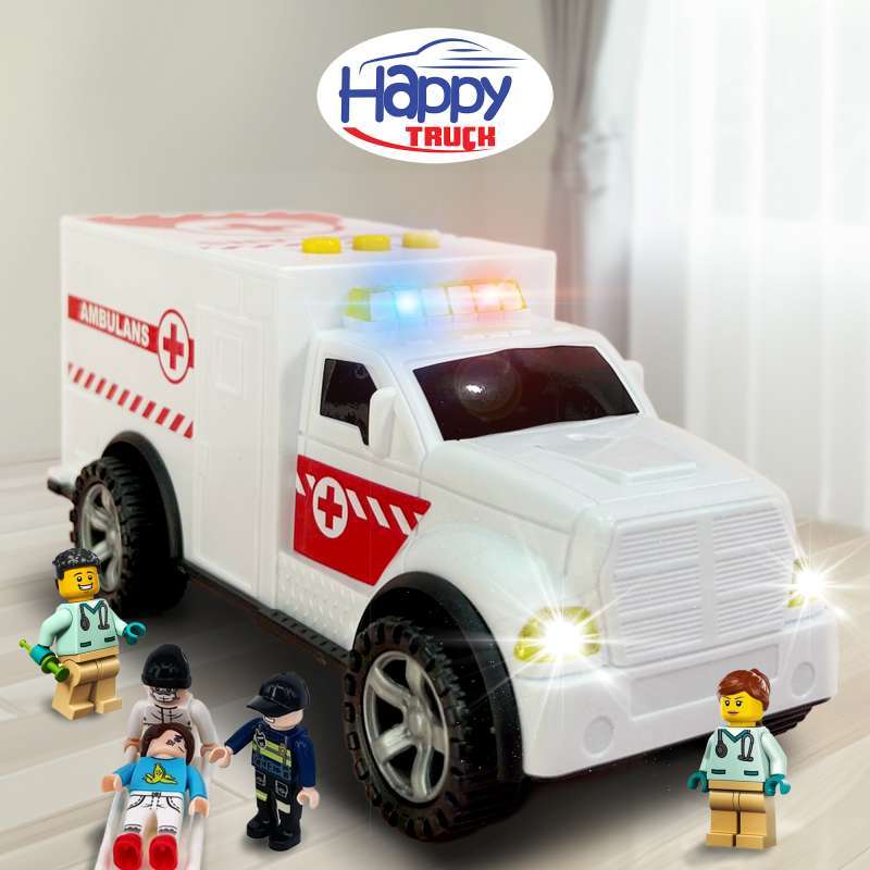 Promo Happy Truck Mobil Mobilan 3 Suara Mainan Anak Pemadam Kebakaran ...