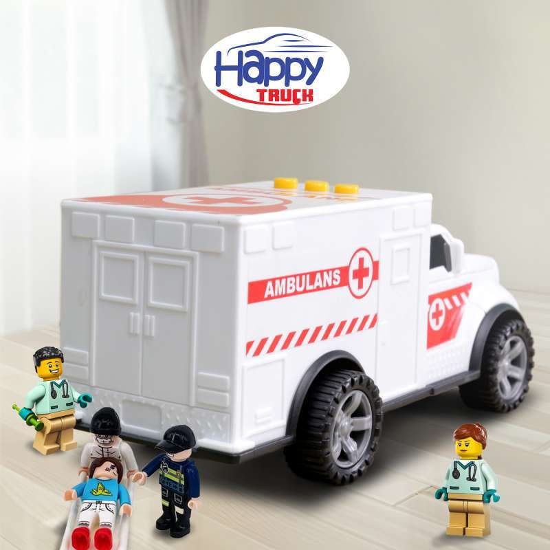 Promo Happy Truck Mobil Mobilan 3 Suara Mainan Anak Pemadam Kebakaran ...