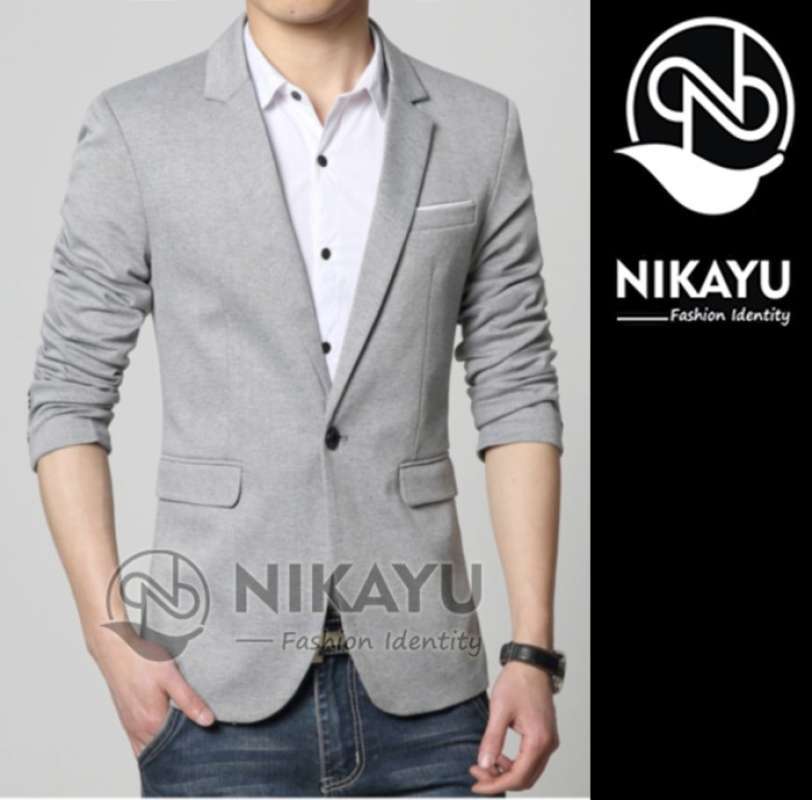 Promo Blazer Gio - Jas Semi Formal Pria Pesta Kerja Kantor Wisuda ...