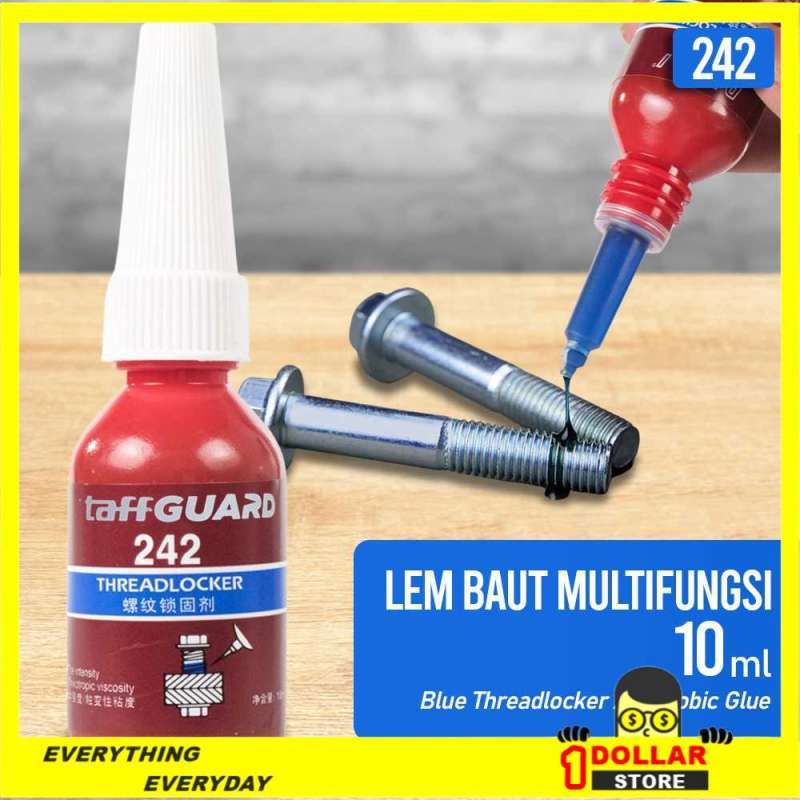 Jual $1 Lem Baut Multifungsi Blue Threadlocker Lem Anaerob 10ml di ...
